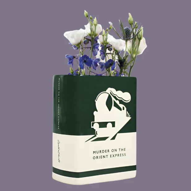 Agatha Christie Murder on the Orient Express vase - Babes About Town